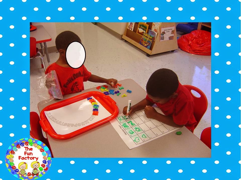 Having Fun With the Alphabet Chart - The Fun Factory