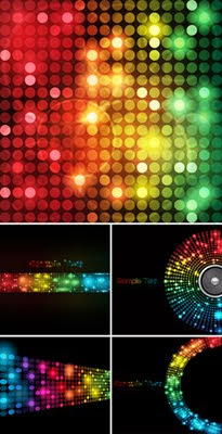 Sparkling Color Backgrounds Vector - Adobe Plus
