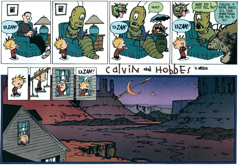 Illustrating Me: Best Comic Strips: Calvin and Hobbes