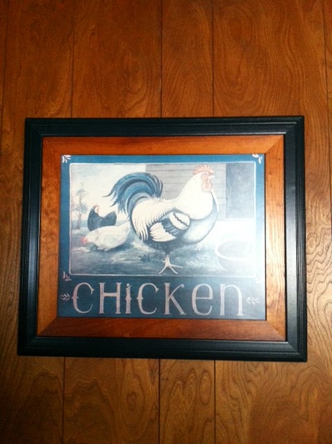 Keep it Beautiful Designs: Chicken a la...outta here! Chalkboard DIY