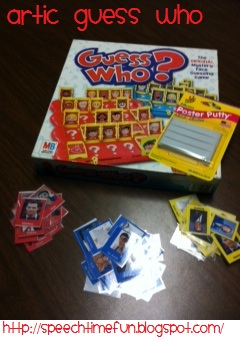 Articulation Guess Who! - Speech Time Fun: Speech and Language Activities