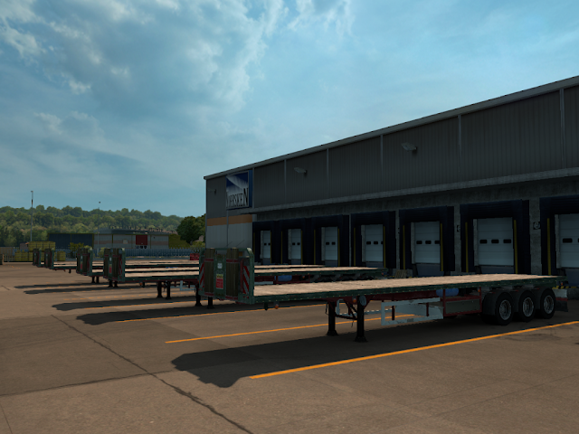 All Empty Flatbed Trailer | ETS2MP-MODS