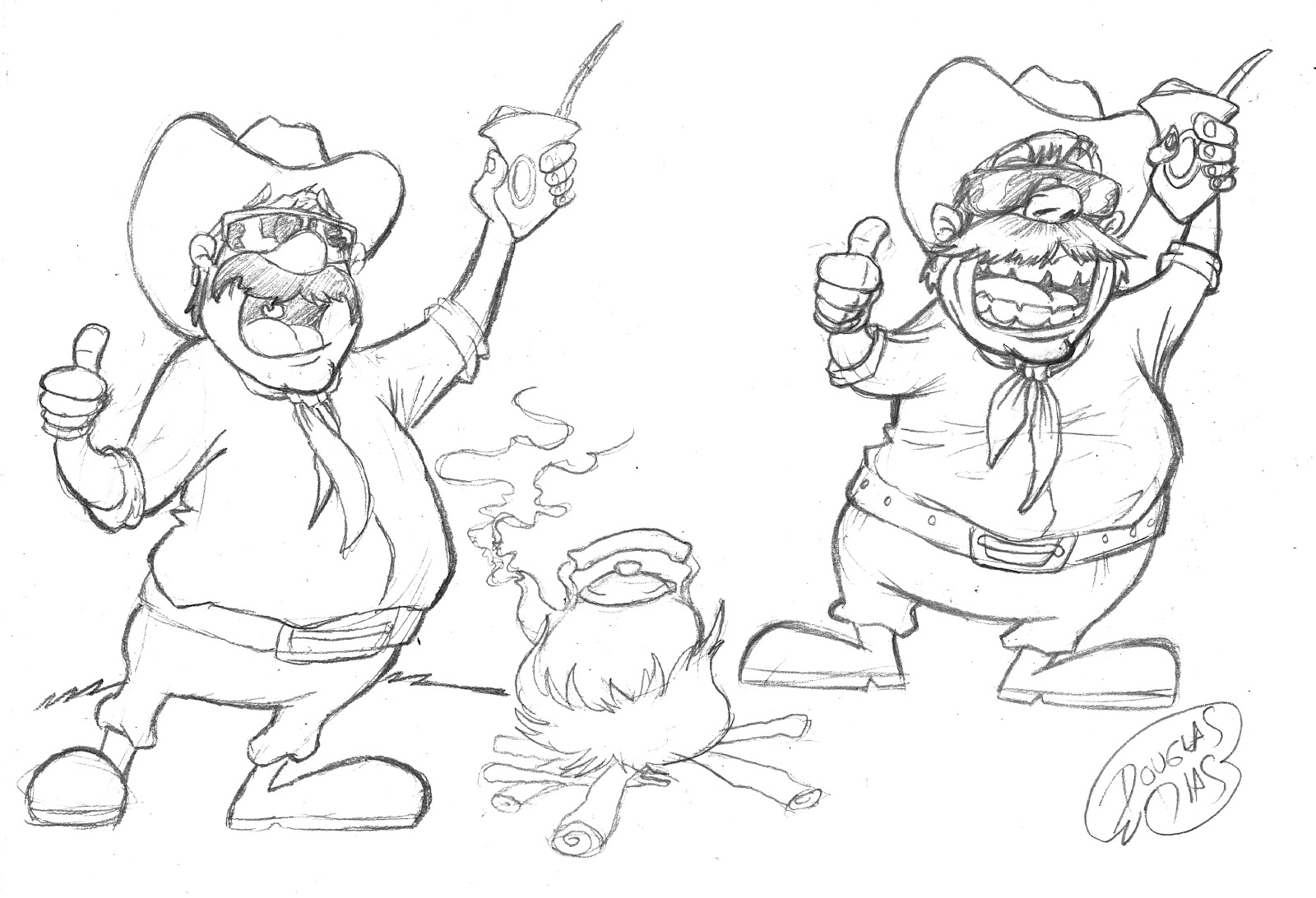 Gaucho From Argentina Coloring Pages Coloring Pages