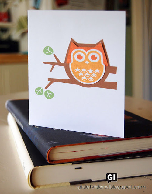 My Owl Barn: Freebie: Owl Bookmark and Card