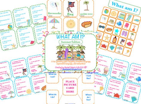 What Am I? Summer Edition {A Describing Game} | The Queen's Speech