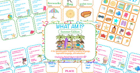 What Am I? Summer Edition {A Describing Game} | The Queen's Speech
