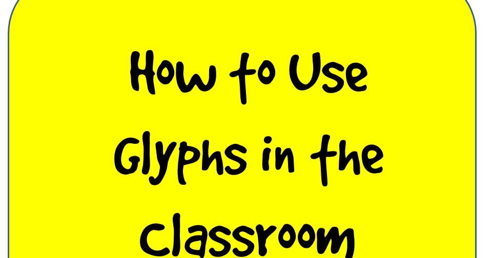 Sweet Tea Classroom: Seasonal Glyphs for Kids Throughout the Year