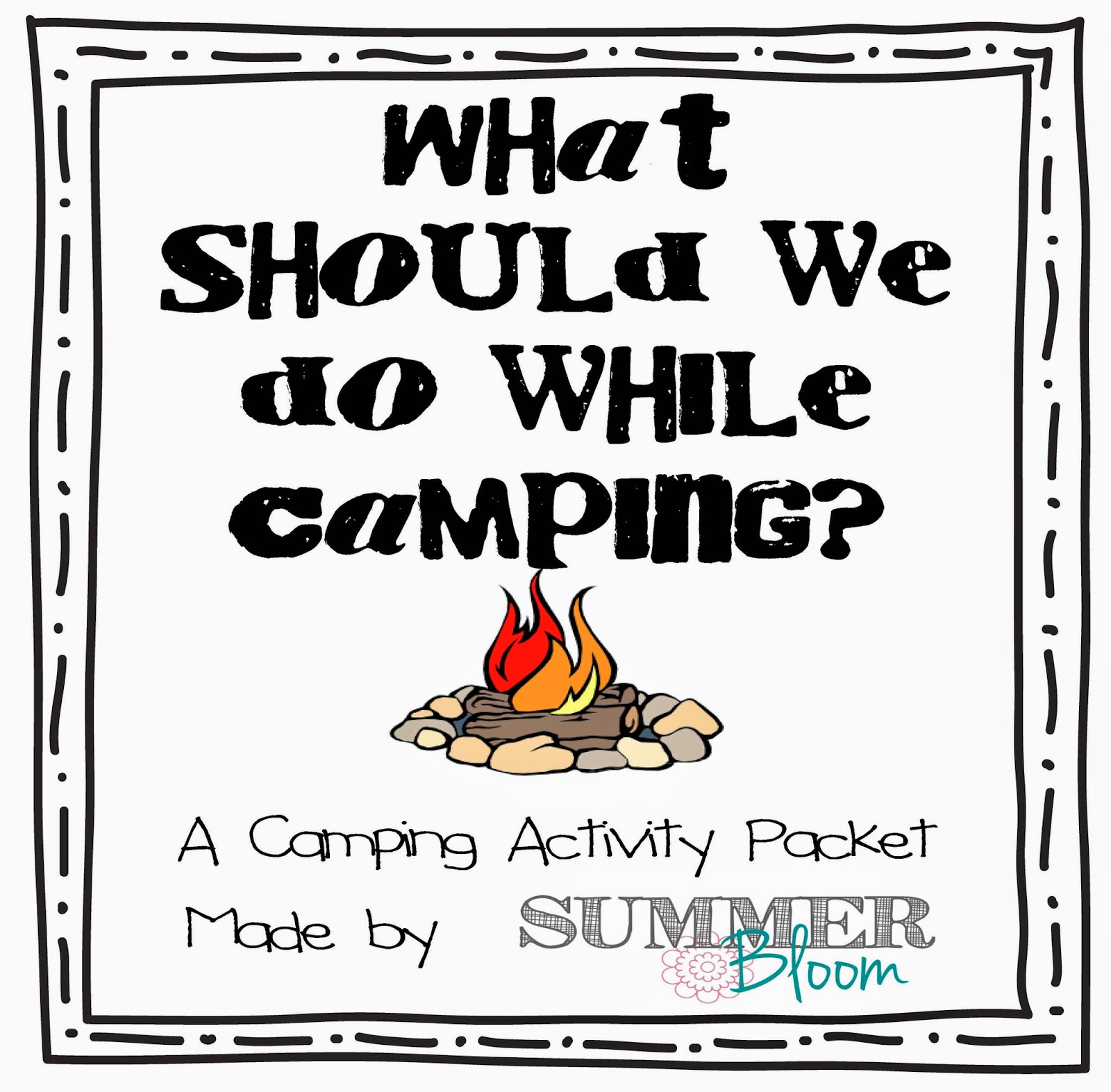 Summer Bloom Teach Create Party Summer Camping Activity Packet With summer-bloom-teach-create-party-summer-camping-activity-packet-with