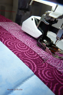 Anna Orduña - Mi Rincón de Patchwork: Tutorial: Bies simple para Quilts rectos