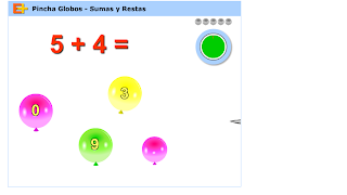 recursos educación infantil: juega con sumas y restas