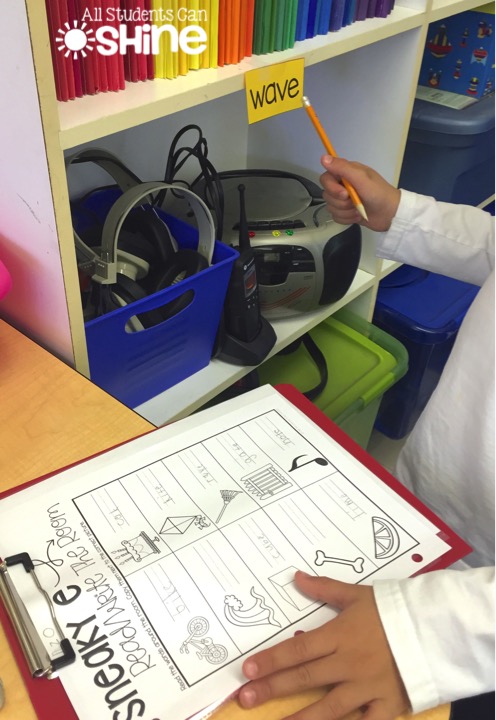 Sneaky E Around The Room - All Students Can Shine