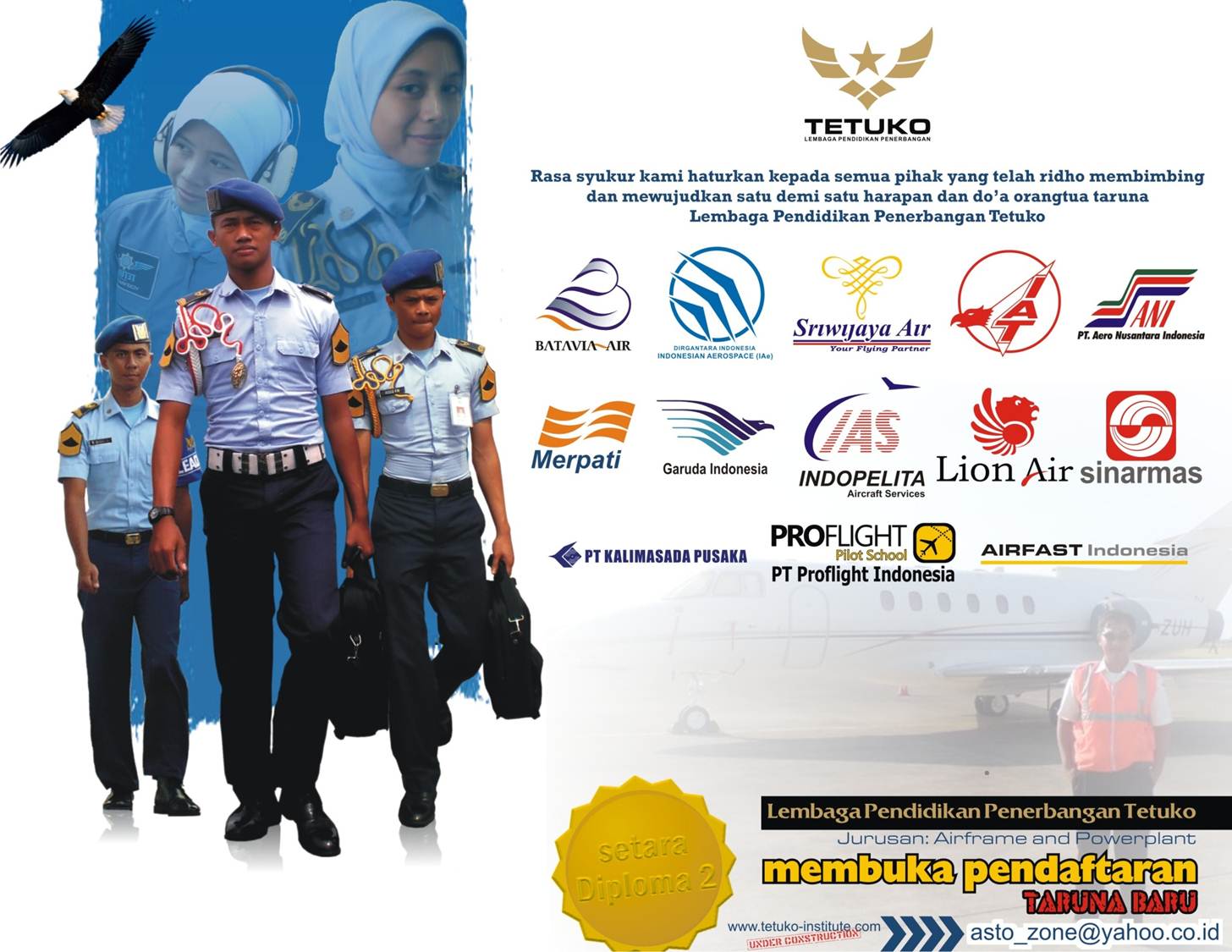 ykia: Lembaga Pendidikan dan Latihan Penerbangan (LPLP) Tutuko