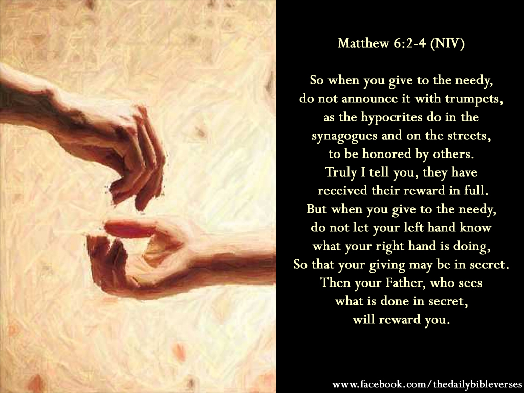 Daily Bible Verses Matthew 6 2 4 daily-bible-verses-matthew-6-2-4