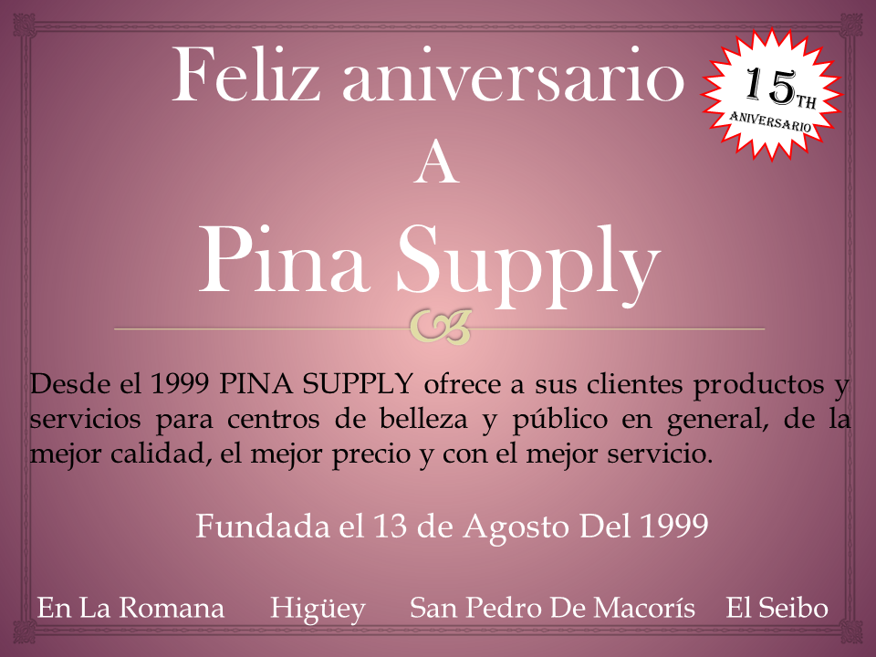Pina Supply Blog