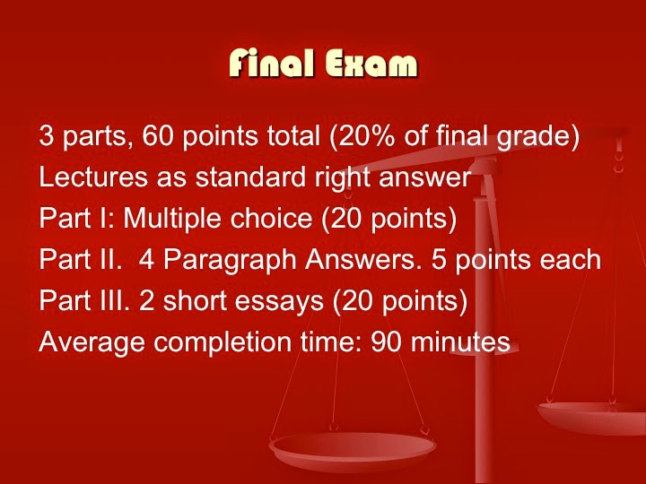Crime Log: FInal Exam Slides