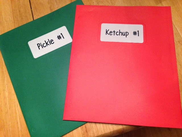 Nerdy, Nerdy, Nerdy!: "Ketchup and Pickle" Folders