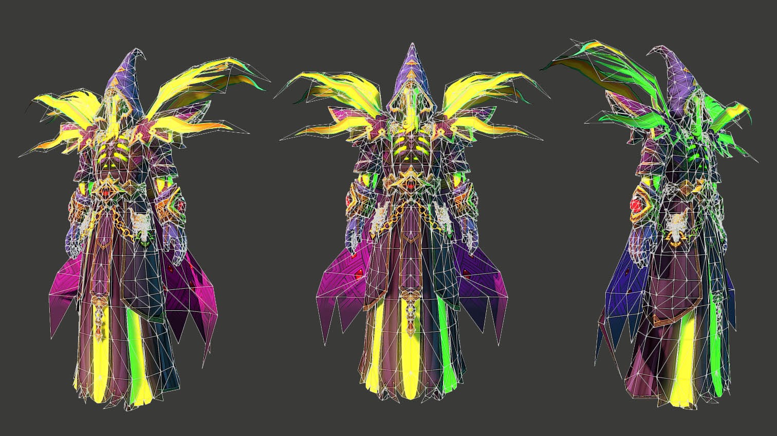 warlock character — polycount