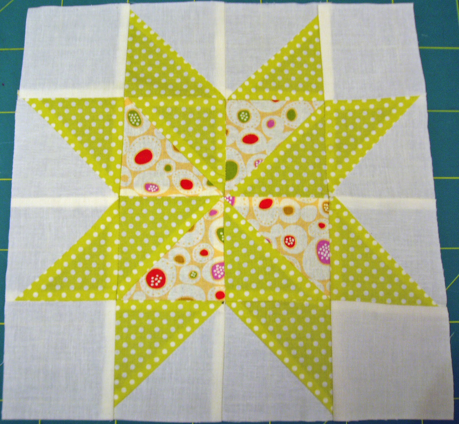 Patchwork de FUNKYPATCH: Patchwork Star blocks.