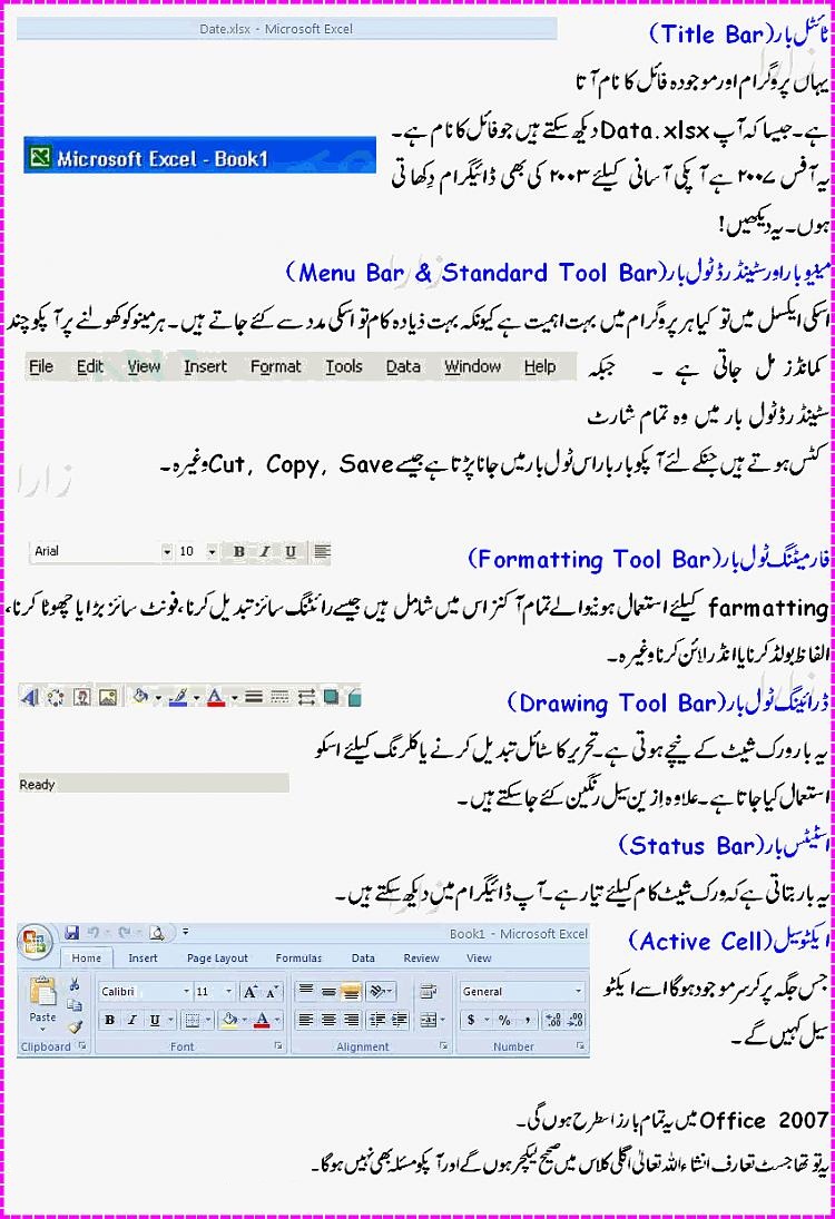 MS EXCEL In URDU Complete Educational Blog ms-excel-in-urdu-complete-educational-blog