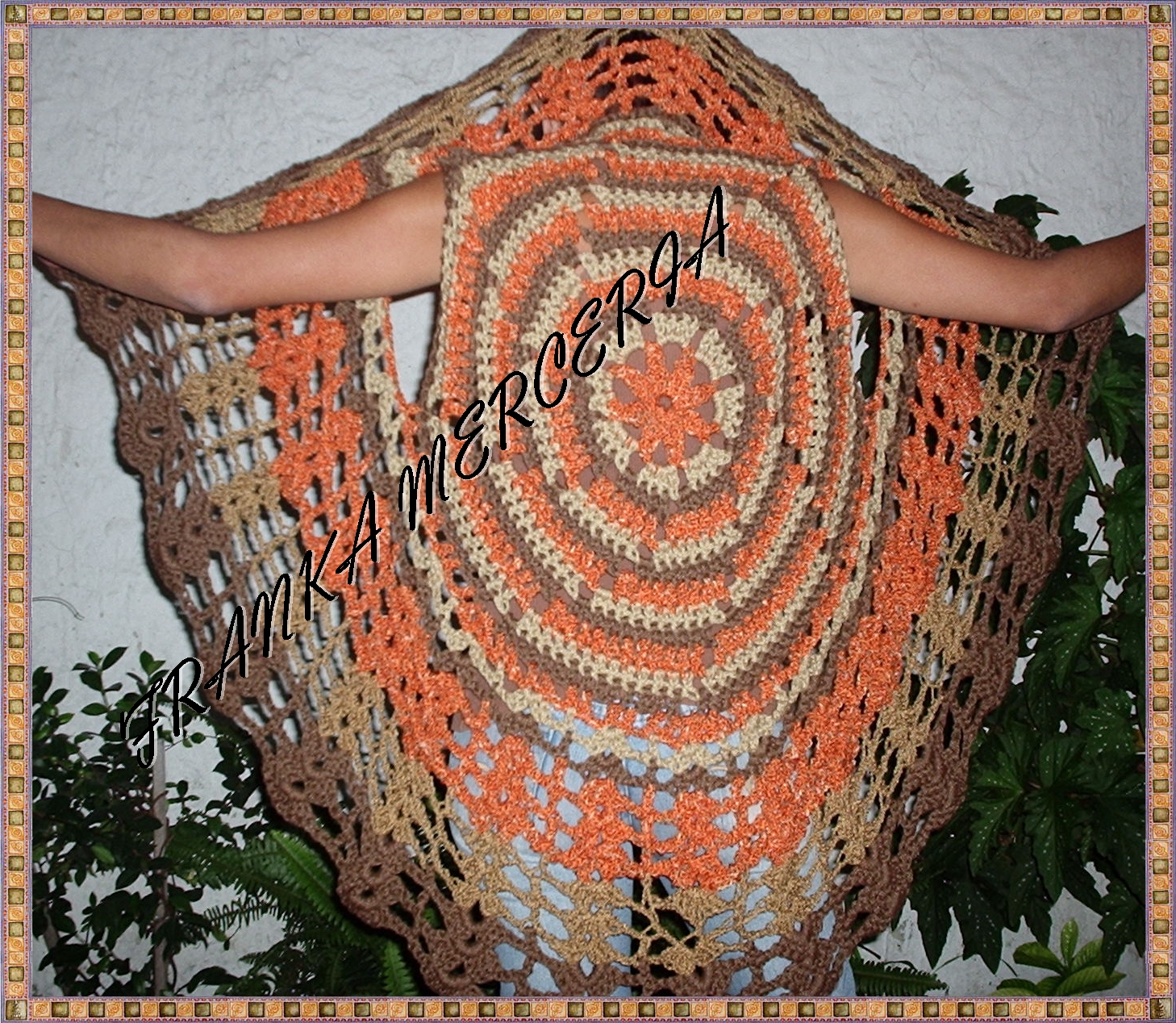 Como hacer un chaleco a crochet redondo - Imagui