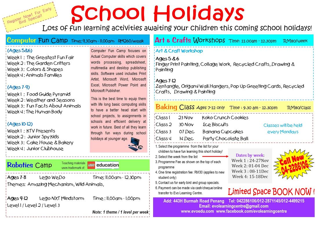 Holiday Programme Penang School Holidays Programmes Activities holiday-programme-penang-school-holidays-programmes-activities