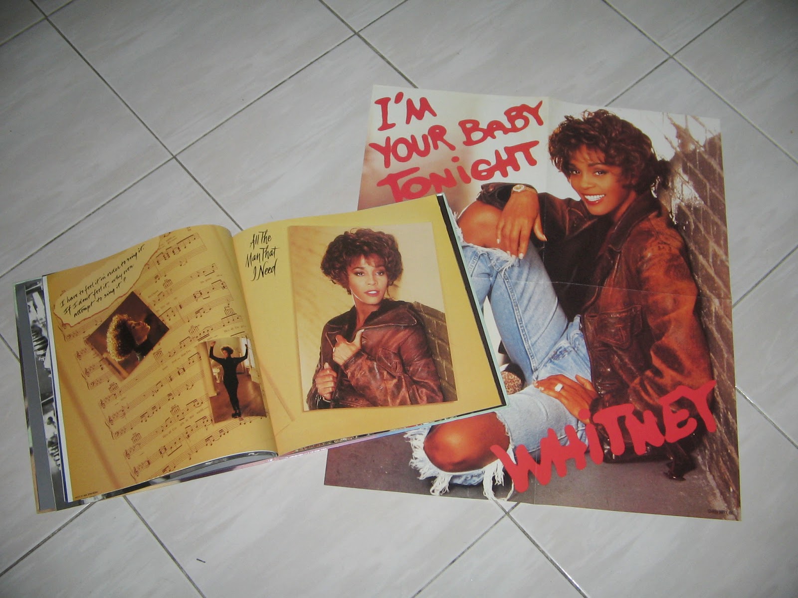 ELIXIR OF LOVE: WHITNEY HOUSTON 'I'M YOUR BABY TONIGHT' TOUR BOOK
