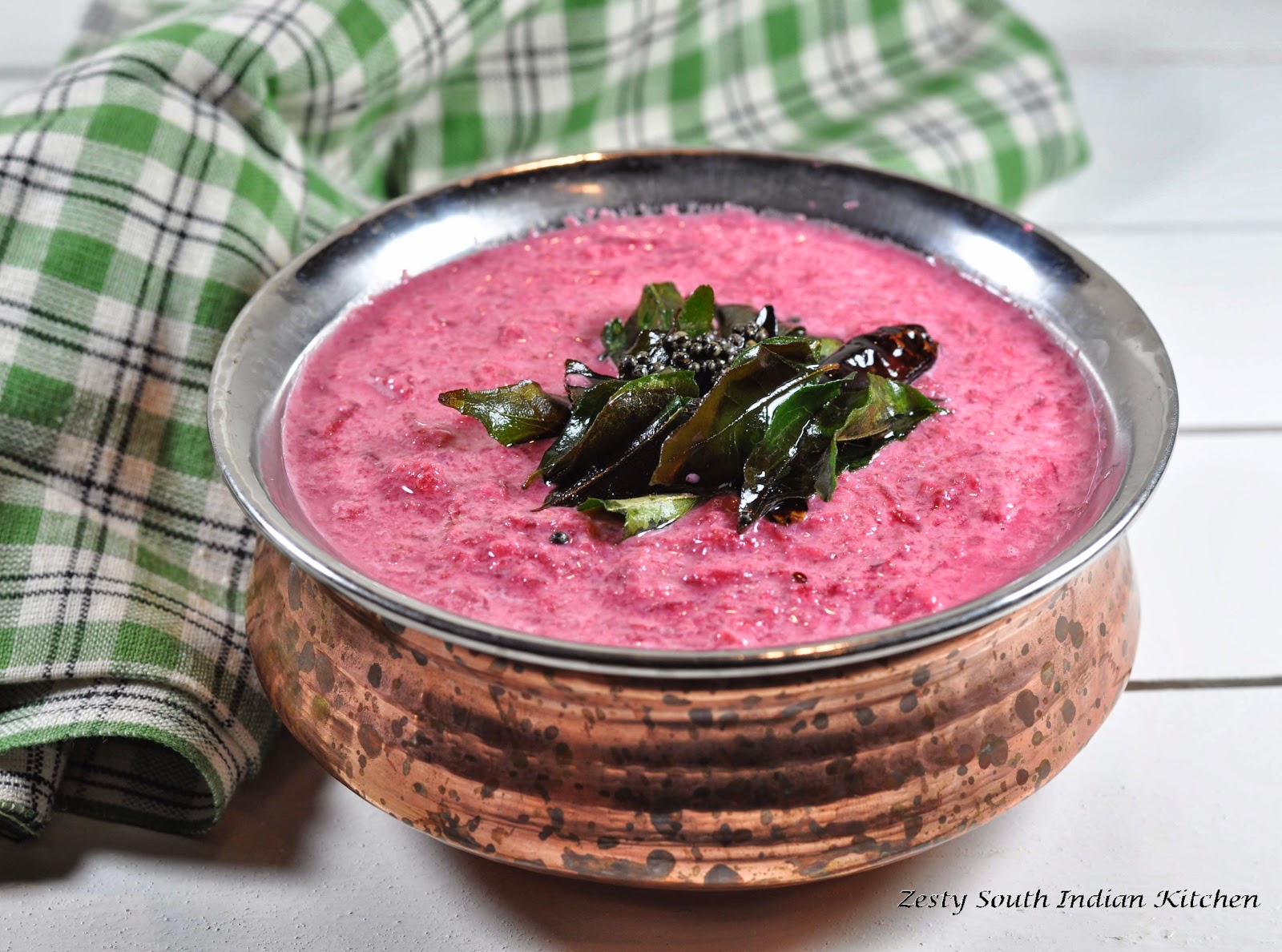Beet Root kichadi/ Beet Root in Yogurt Gravy - Zesty South Indian Kitchen