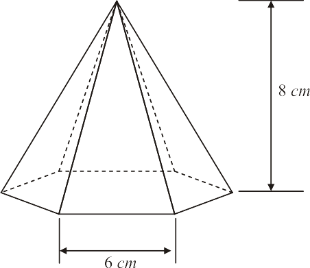 Piramide de base hexagonal - Imagui