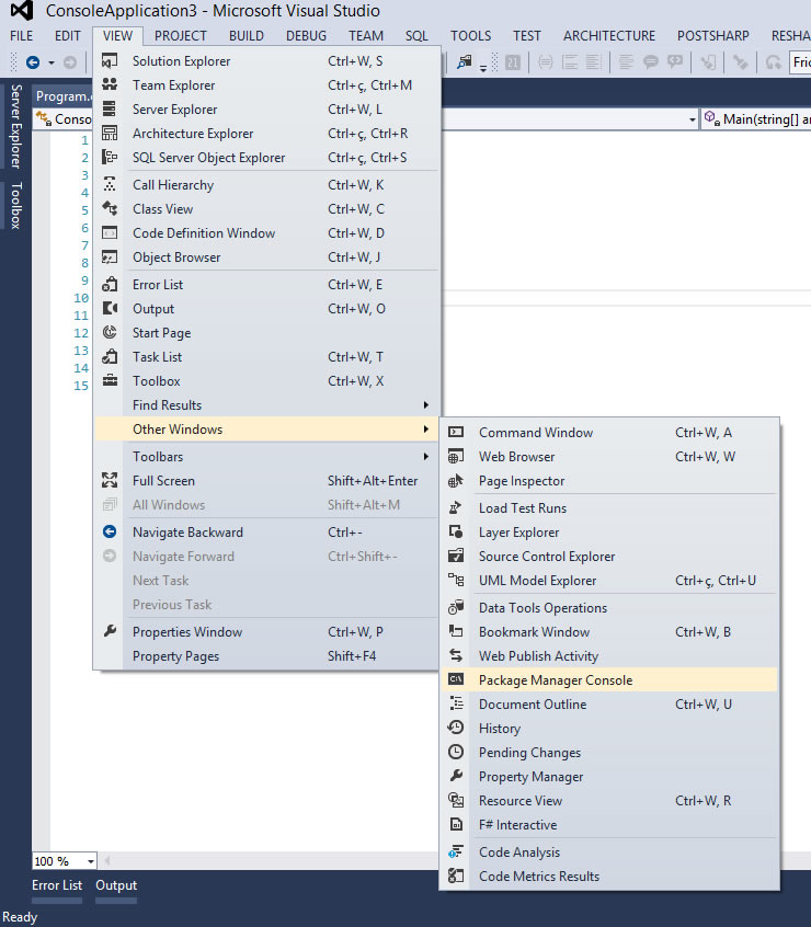 Yazılıma Dair Birkaç Şey...: Entity Framework - Code First Migration Yazılıma Dair Birkaç Şey...: Entity Framework - Code First Migration