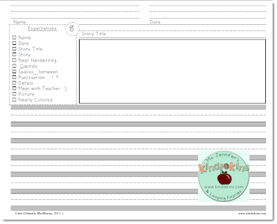 Differentiated Writing Paper & a Storyboard