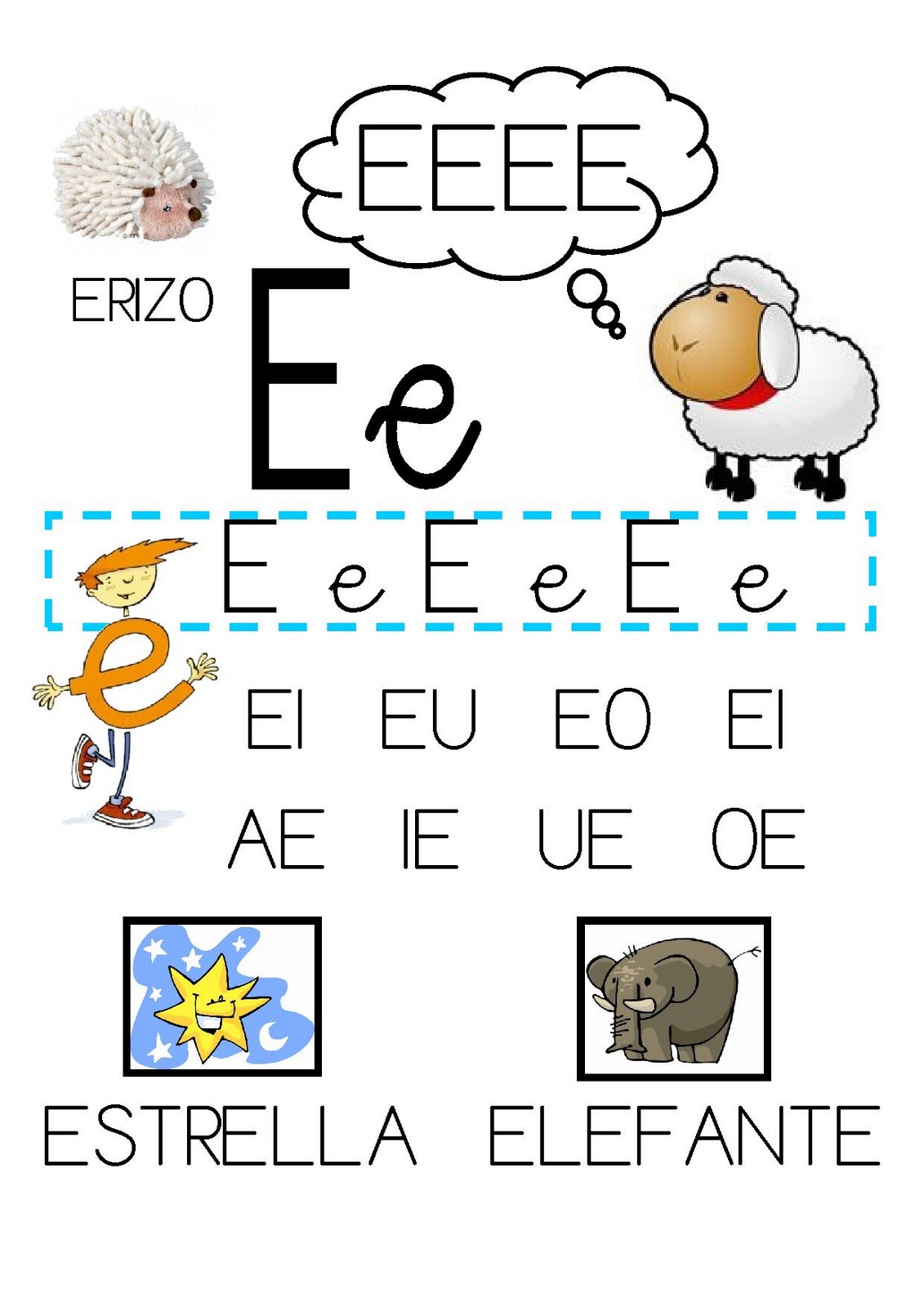 elblogdelaseñokatrina: LECTURA DE VOCALES EN MAYÚSCULA