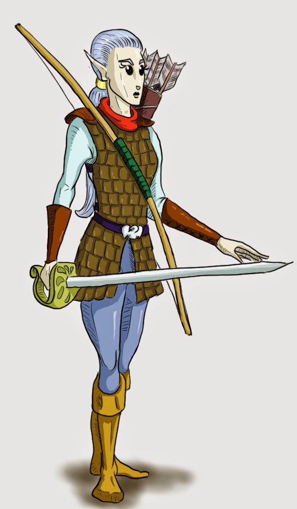 DnD Basic Rules Yawalii High Elf Fighter dnd-basic-rules-yawalii-high-elf-fighter