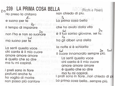 BODI SONČEK: o1 LA PRIMA COSA BELLA (Ricchi e Poveri)