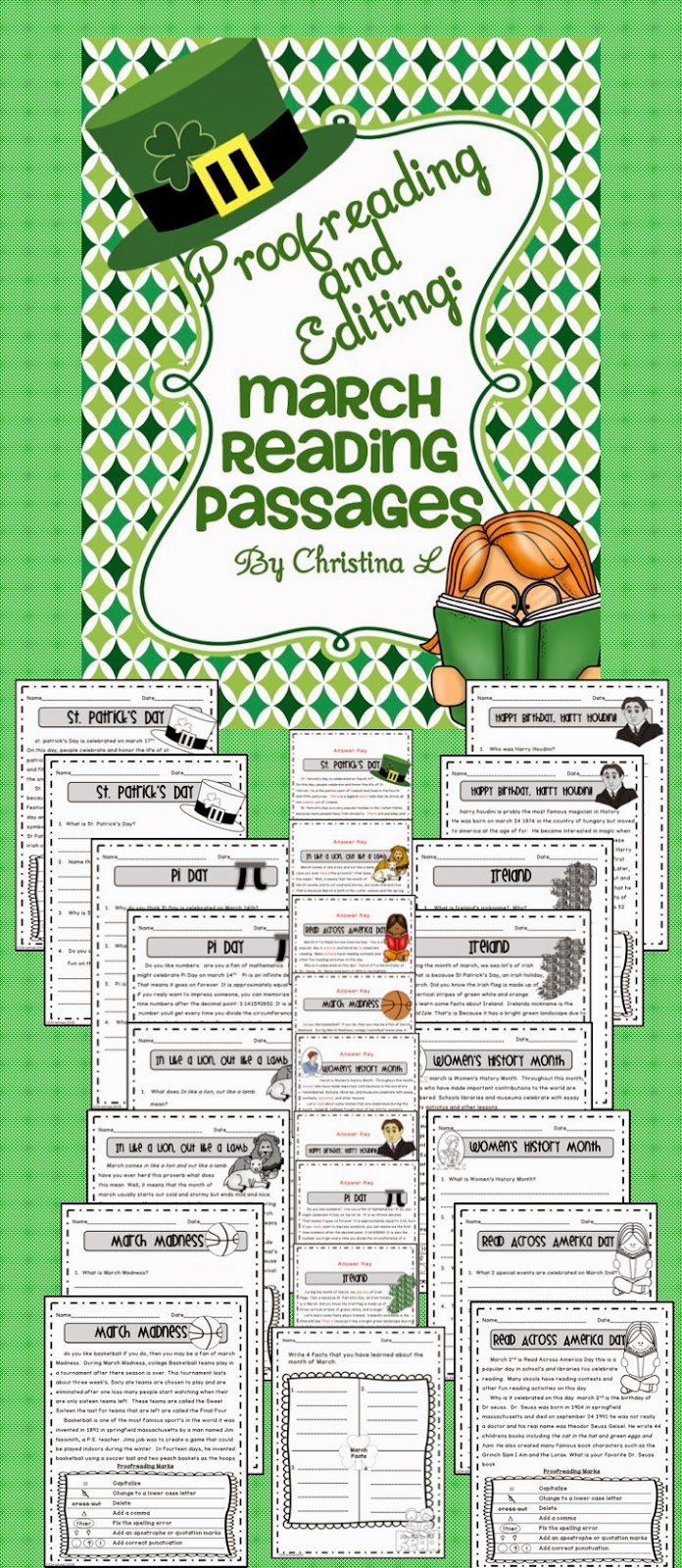 The Best of Teacher Entrepreneurs: Language Arts - "March Reading ...