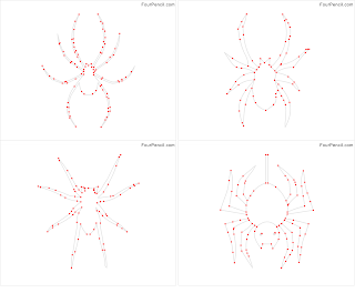 Dot to dot: Free printable Spider dot to dot drawing worksheet/activity ...