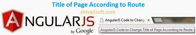 World Of Information Technology: AngularJS : Change Title of Page According to Route