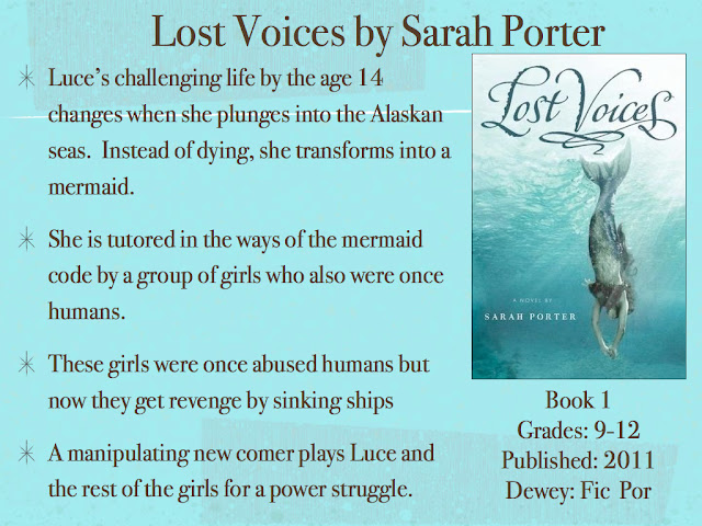 Young Adult Reading Machine: Lost Voices by Sarah Porter