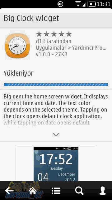 Big Clock v1.00 - Symbian S60v5 - S^3 Anna Belle Signed - SMARTOSWORLD
