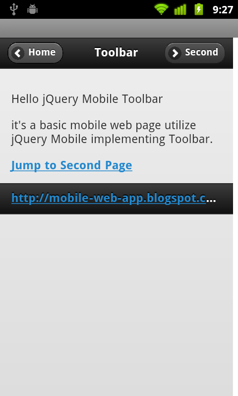 Mobile-Web-App: Header Toolbar of jQuery Mobile Mobile-Web-App: Header Toolbar of jQuery Mobile