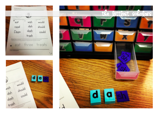 DIY Digraph Tiles - Littlest Scholars
