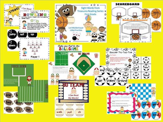 Sight Word Games and Unit 4 Freebie | Little Priorities