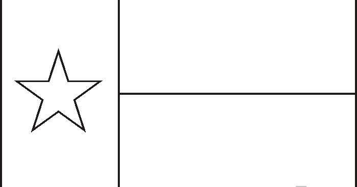 Texas Flag Coloring ~ Child Coloring