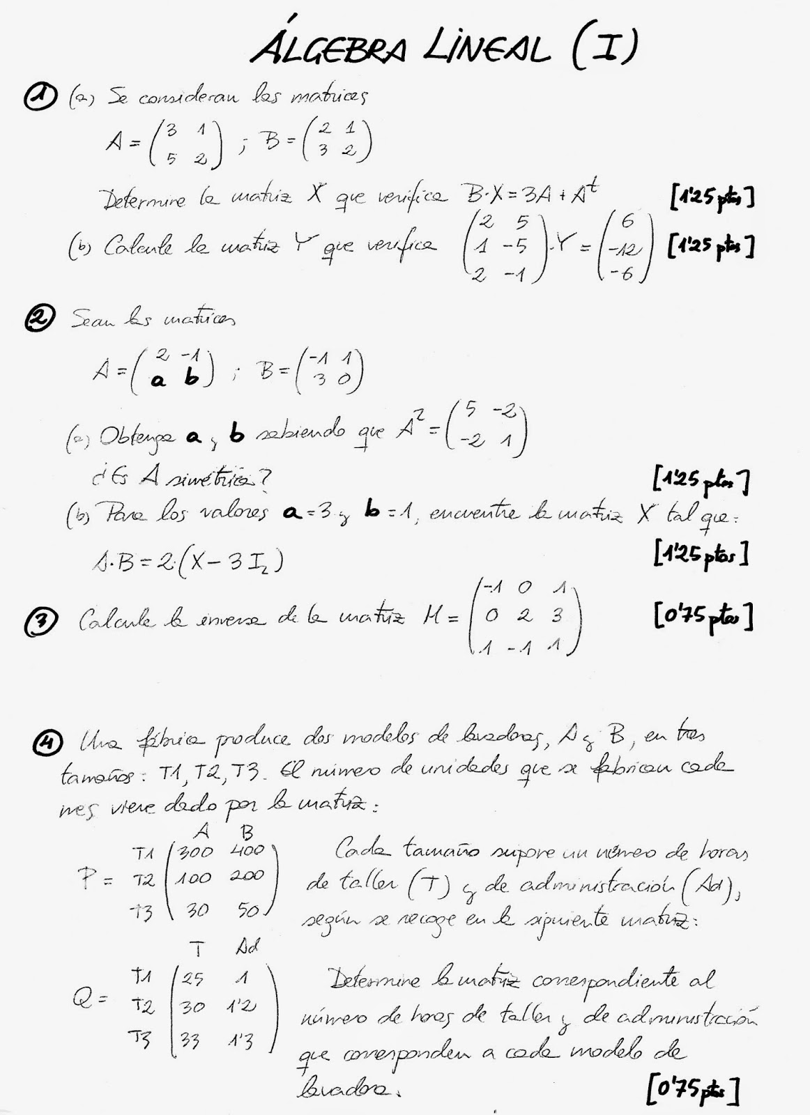 MATEM TICAS JUAN LARA 2BSC SOLUCIONES DEL EXAMEN DE MATRICES matem-ticas-juan-lara-2bsc-soluciones-del-examen-de-matrices