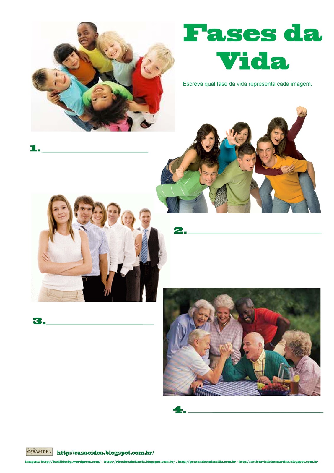 Atividade Fases Da Vida - FDPLEARN