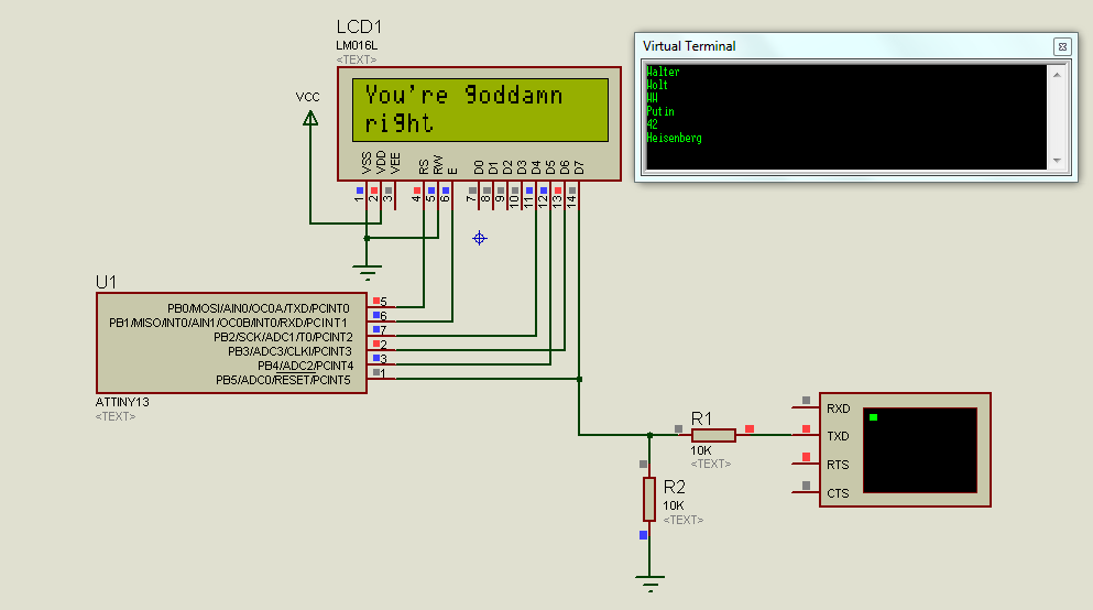 MrПоделкинЦ Blog: ATtiny13 LCD HD44780 Program UART BASCOM-AVR MrПоделкинЦ Blog: ATtiny13 LCD HD44780 Program UART BASCOM-AVR