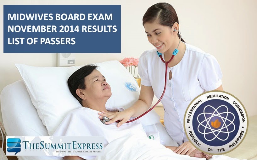 List Of Passers Midwifery Board Exam Results November 2014 The list-of-passers-midwifery-board-exam-results-november-2014-the
