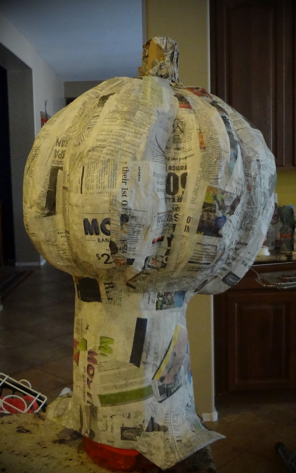 Life And Art With Glamma Fabulous My Paper Mache Pumpkin Head Project life-and-art-with-glamma-fabulous-my-paper-mache-pumpkin-head-project