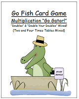 Simply Centers: Go Fish Math Card Game Doubles & Double Your Doubles ...