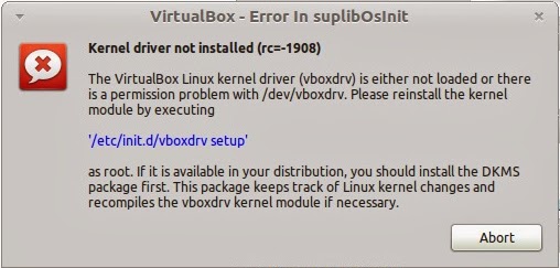 Virtualbox kernel driver not installed windows 10 - gaibm