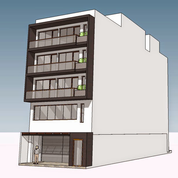 Diseño de Multifamiliar de Cinco Pisos y Azotea